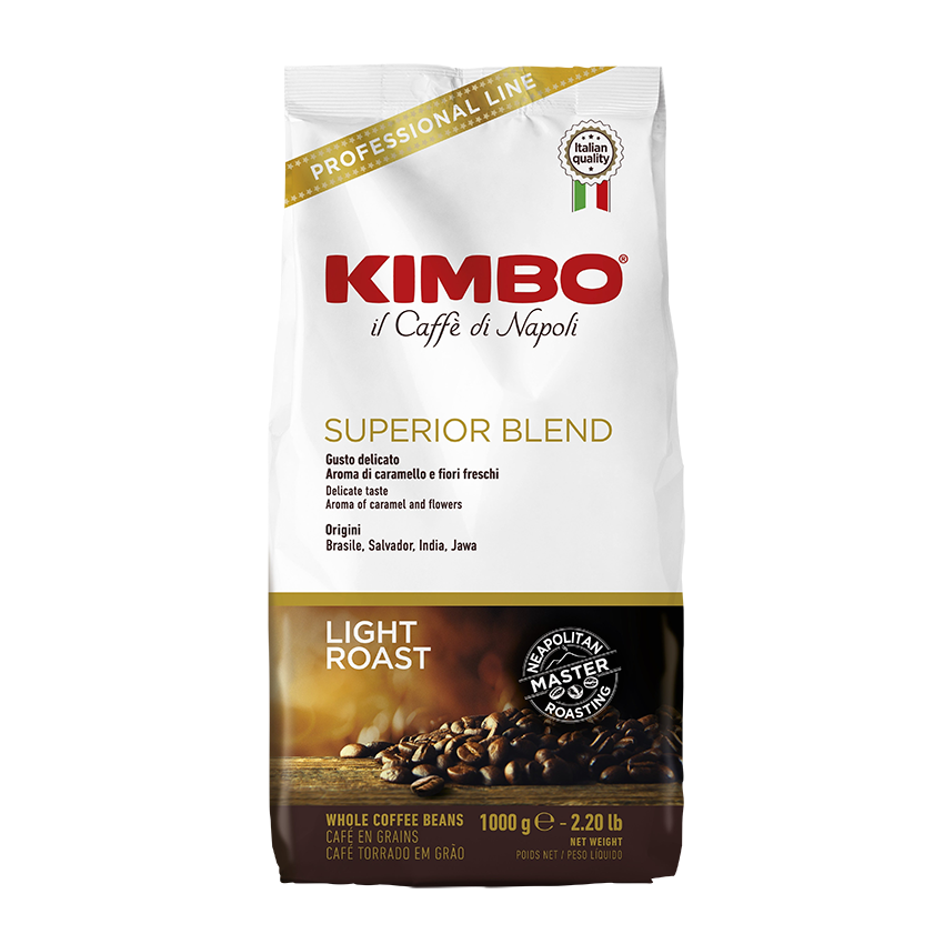KIMBO Superior Blend 1kg Bohnen – Kolanda-Regina
